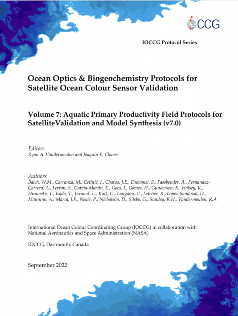 IOCCG Ocean Optics & Biogeochemistry Protocols for Satellite Ocean ...